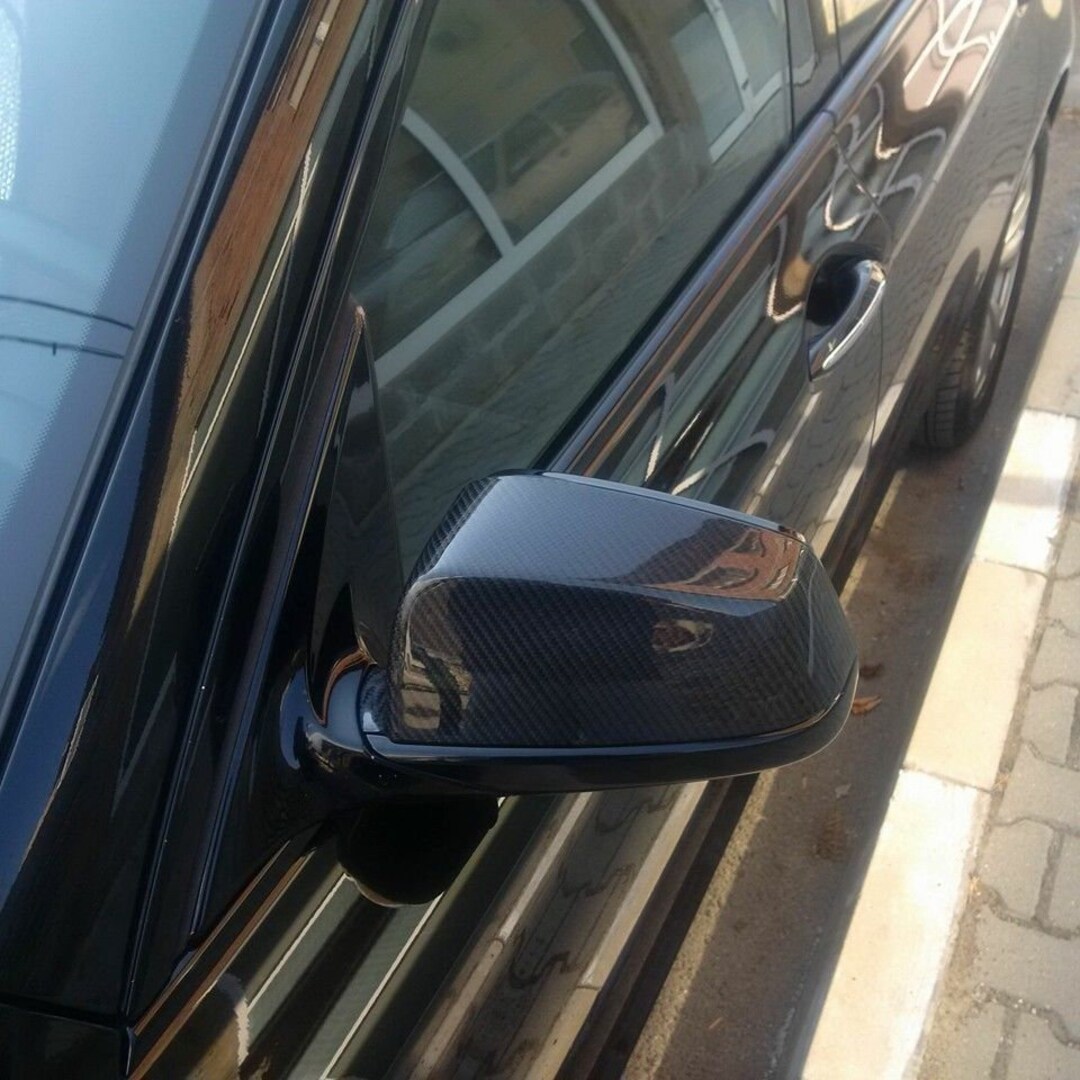 Carbon Fiber Mirror Covers E60 E63 F06 F07 F12 F13 5 6 7 Series Ref BMW ...