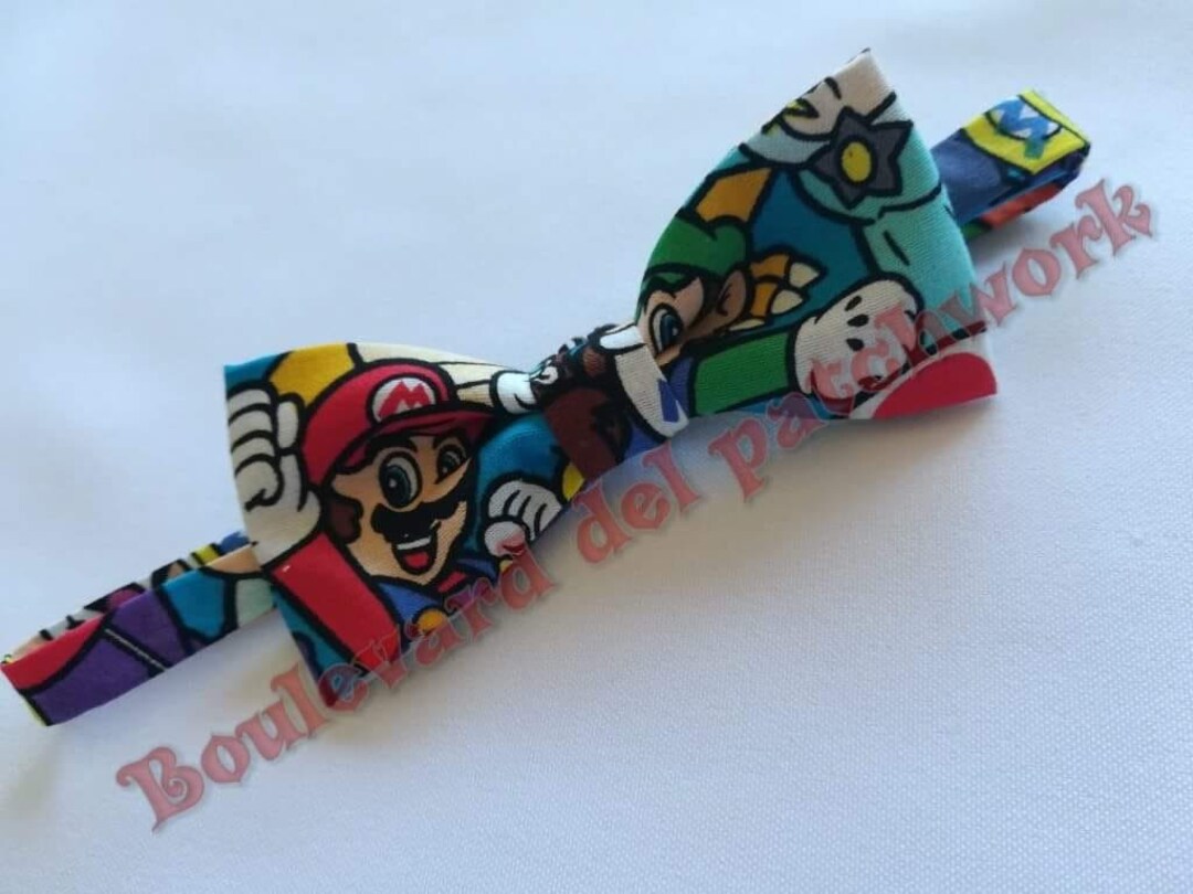 Nintendo Mario Bow Tie - Etsy
