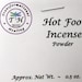 Hot Foot Incense Powder Protection Incense Warding Spell - Etsy