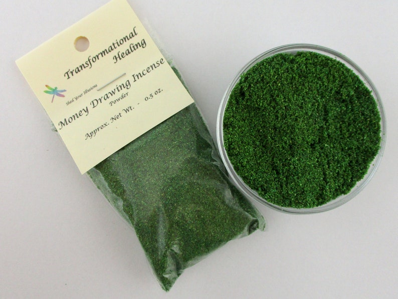 Money Drawing Incense Powder Prosperity Magic Wealth Spell | Etsy