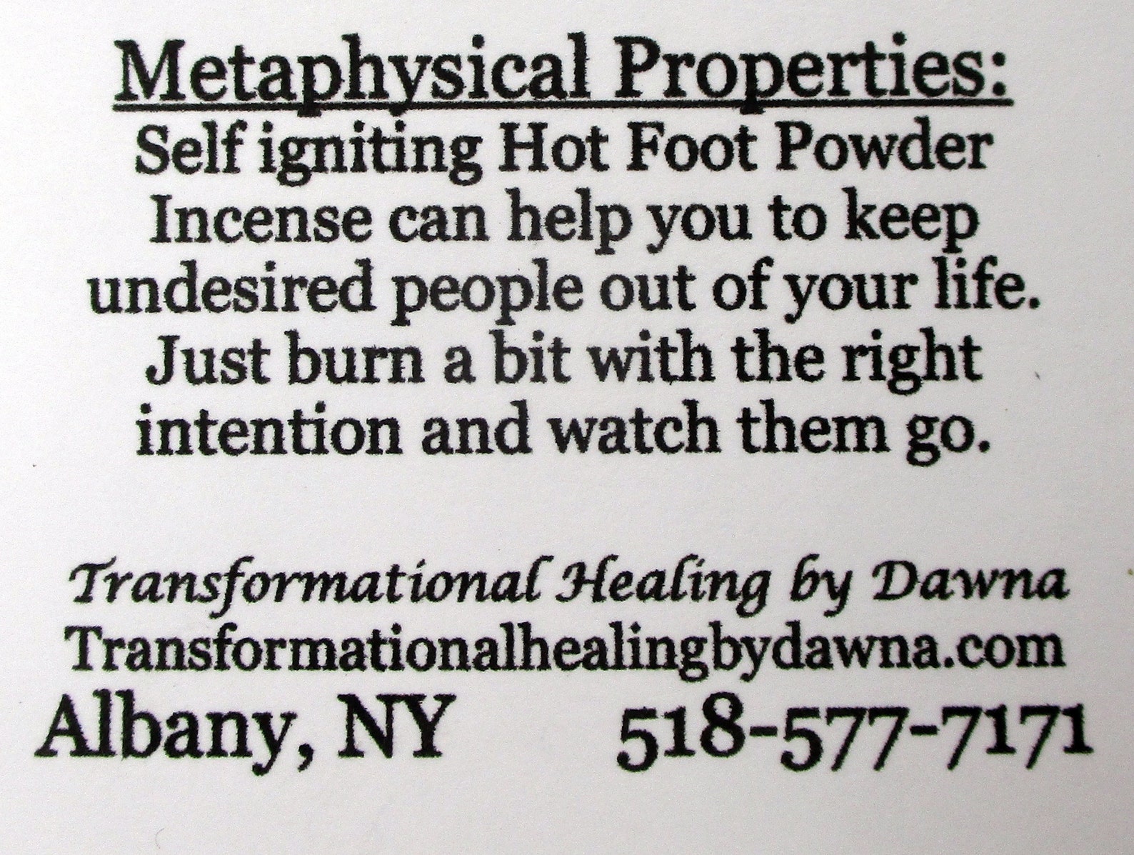 Hot Foot Incense Powder Protection Incense Warding Spell - Etsy