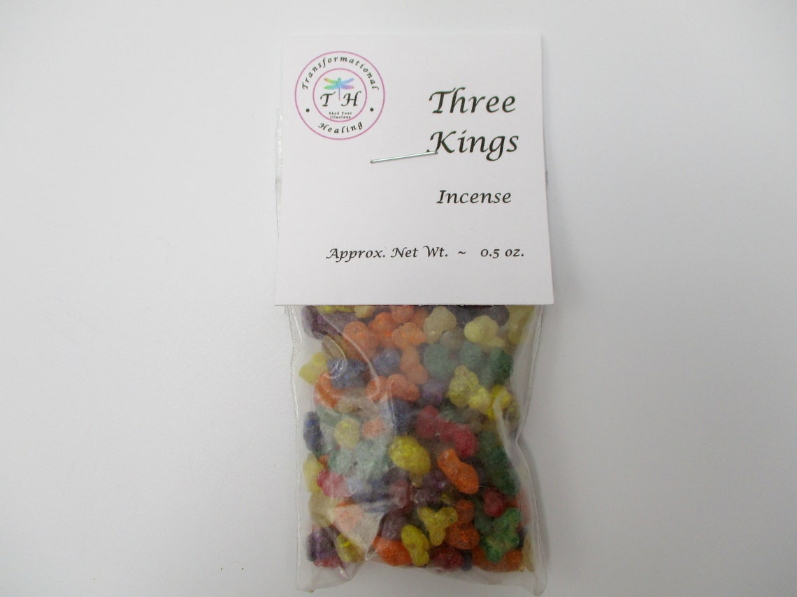 Three Kings Incense - 3 Kings Resin Incense - Spiritual Blessing, Honor ...