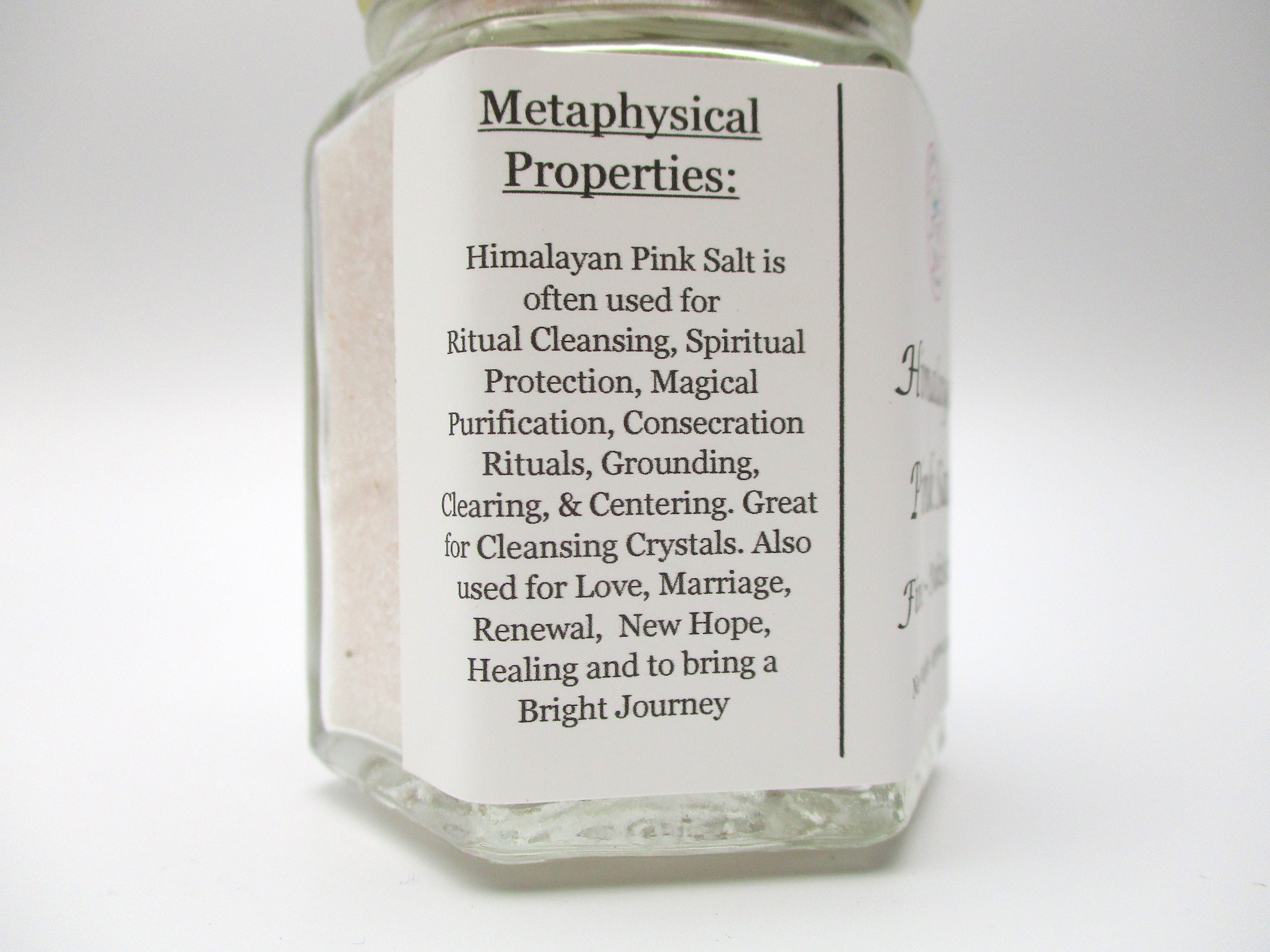 Himalayan Pink Salt - Fine Sea Salt - Ritual Cleansing, Spiritual ...