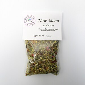 New Moon Incense - Magical Moon Herbs, Lunar Offering Herb, Sacred ...