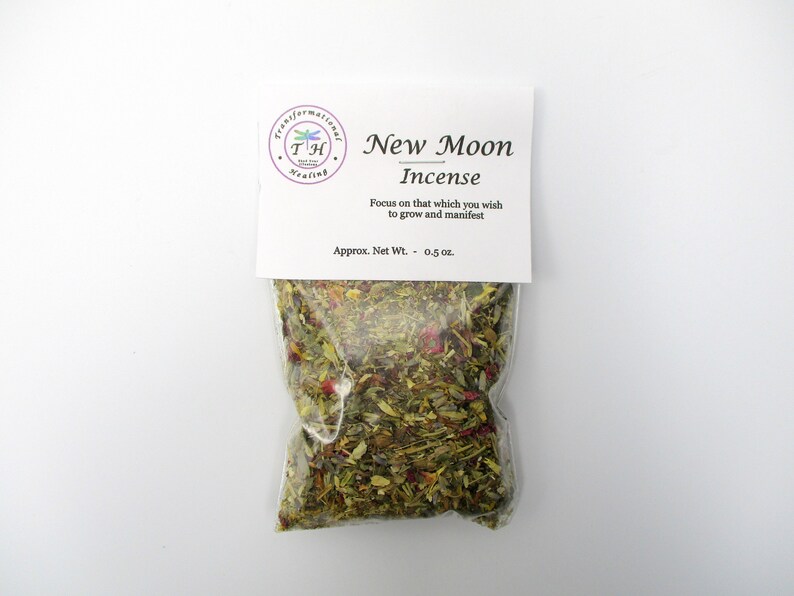 New Moon Incense Magical Moon Herbs Lunar Offering Herb | Etsy