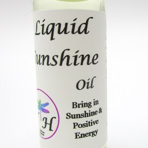 Liquid Sunshine Oil - Anointing Ritual Oil Positive Energy Spiritual ...