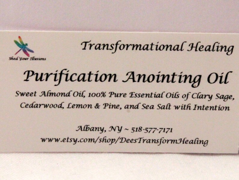 Purification Anointing Oil 1 Dram Pagan Ritual Oil - Etsy