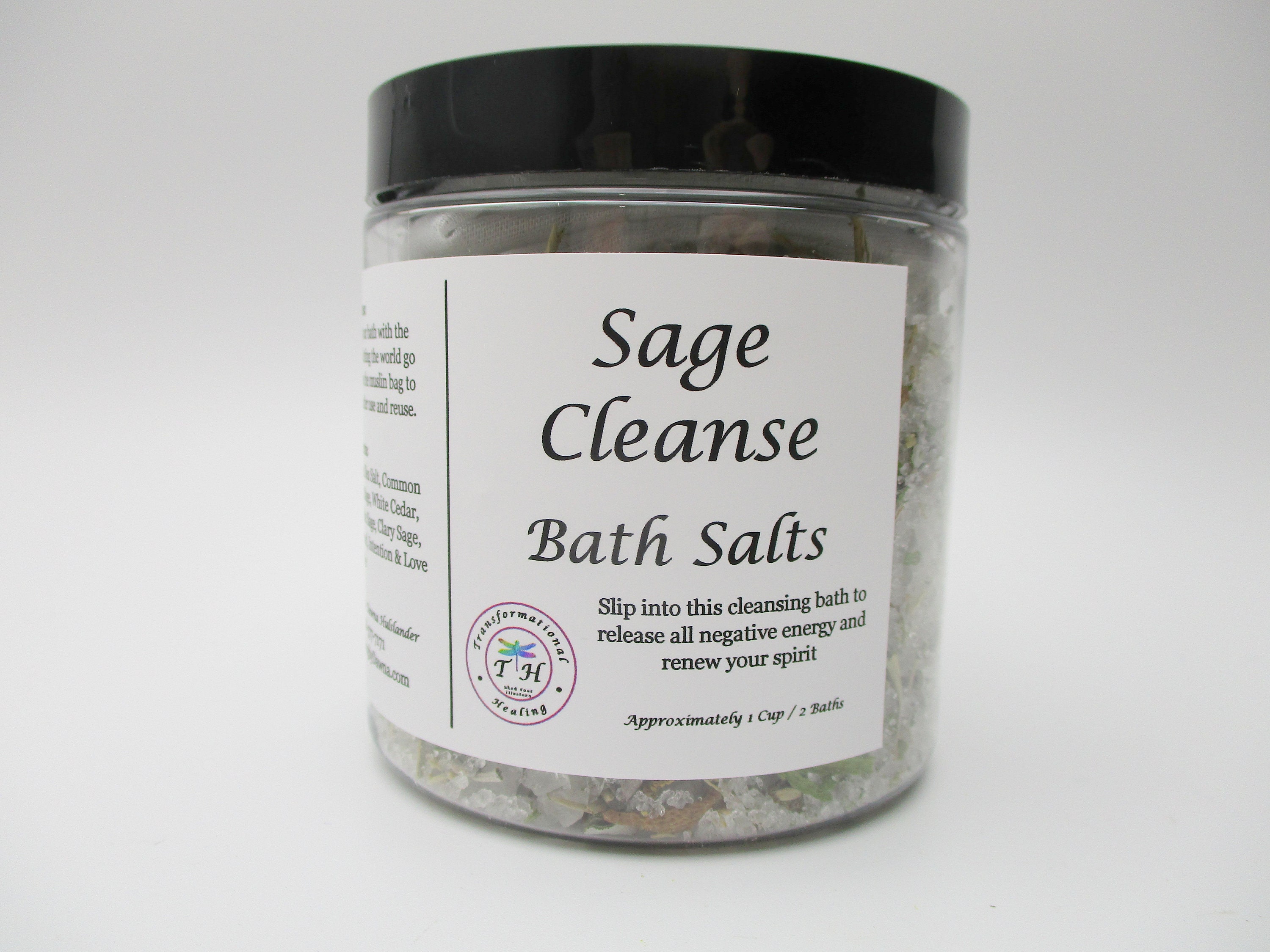 Sage Cleanse Bath Salt / Sage Ritual Bath Salts / Cleansing - Etsy
