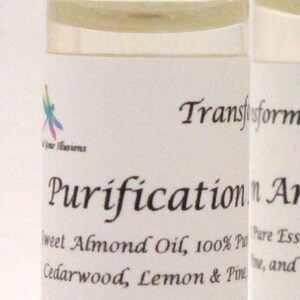 Purification Anointing Oil 1 Dram - Pagan Ritual Oil Meditation Journey ...