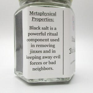 Ritual Black Salt for Protection - Remove Jinxes, Repel Evil, Magic ...