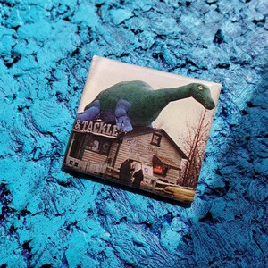 Big Blue X-files Upcycled TV Show Trading Card 2-inch - Etsy