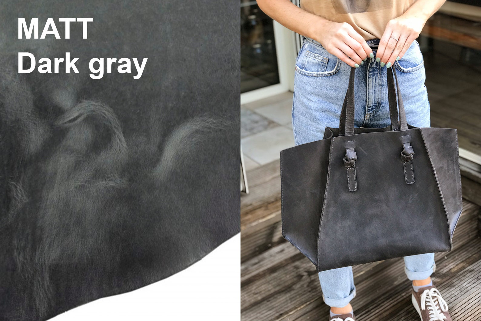 Leather tote bag custom tote bags personalized tote leather | Etsy