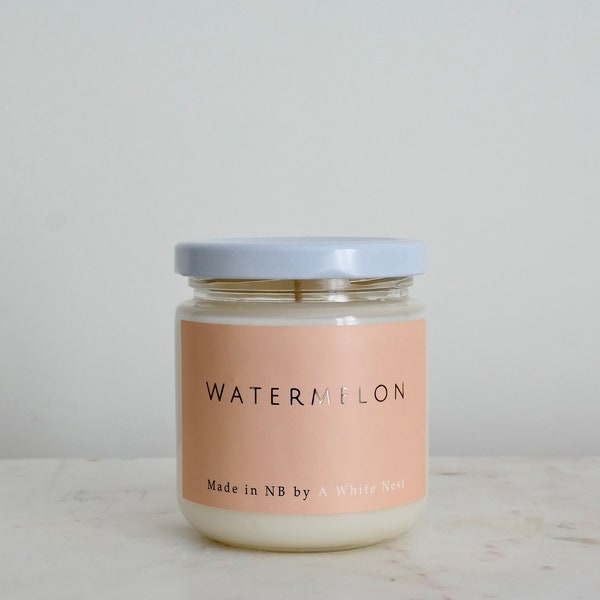 Watermelon Candle - Etsy
