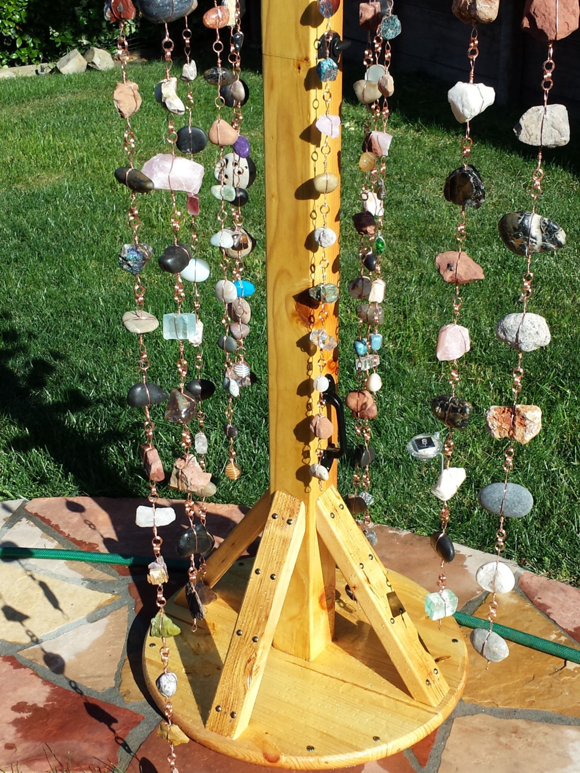 Custom Rock Chains for Patio and Garden Decorating | Etsy