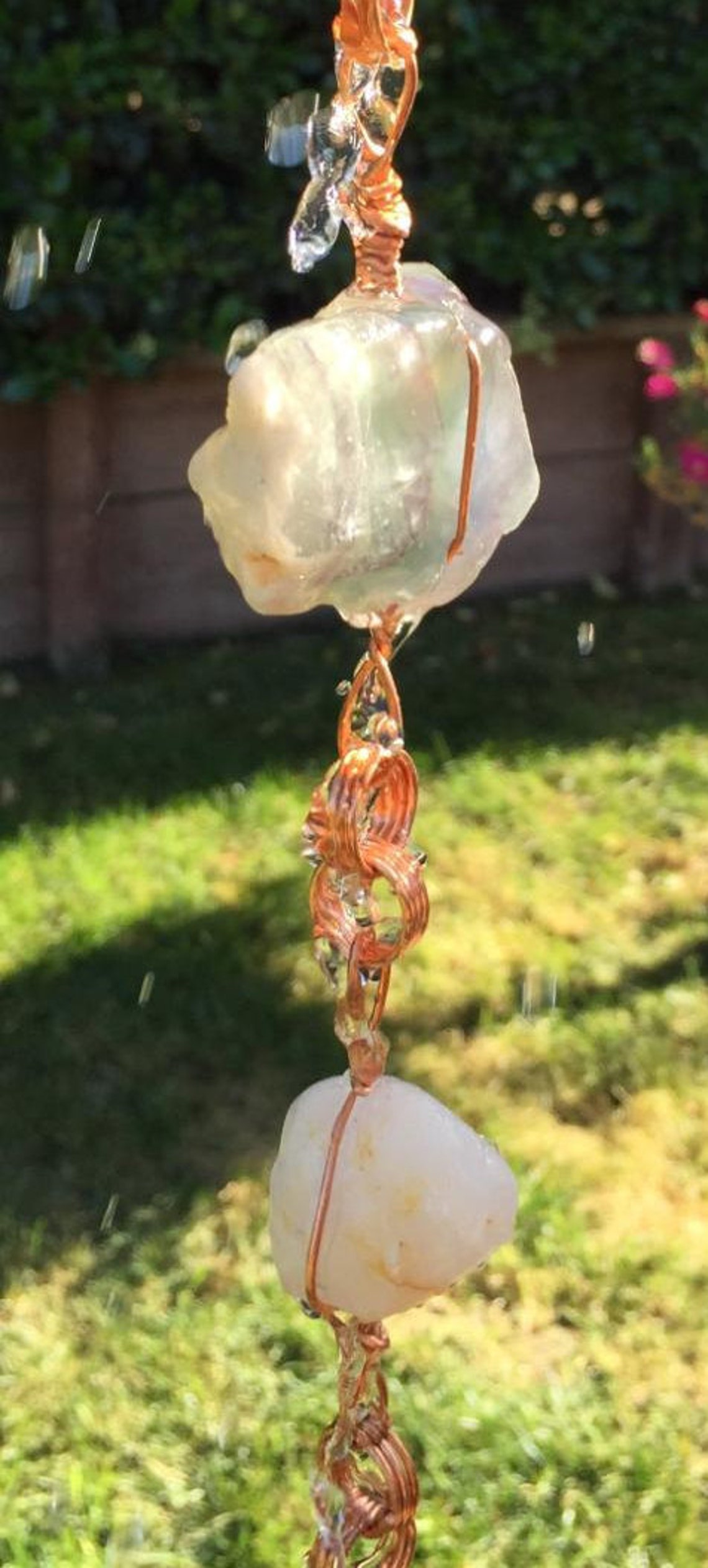 Custom Rock Chains for Patio and Garden Decorating | Etsy