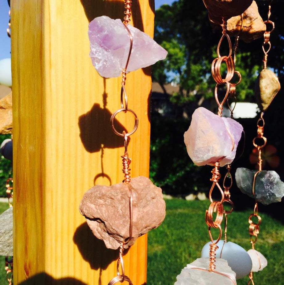 Custom Rock Chains for Patio and Garden Decorating | Etsy