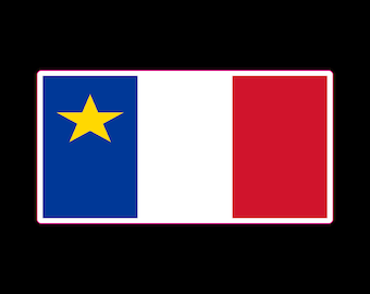 Acadian Flag | Etsy