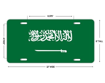 Saudi License Plate - Etsy
