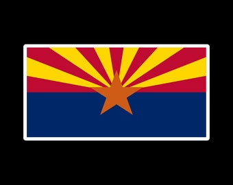 Arizona Flag Decal - Etsy