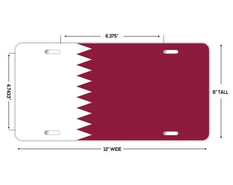 Qatar License Plate - Etsy