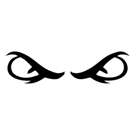 191 Evil Eyes Any Size Or Color Custom Cut Vinyl Decal Etsy