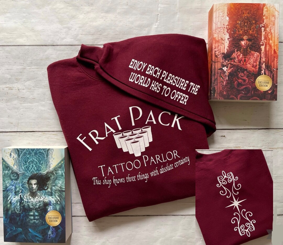 Licensed Crescent City Sweatshirt, Frat Pack, SJM Merch, Ruhn Danaan, Frat Pack Tattoo Parlor ...