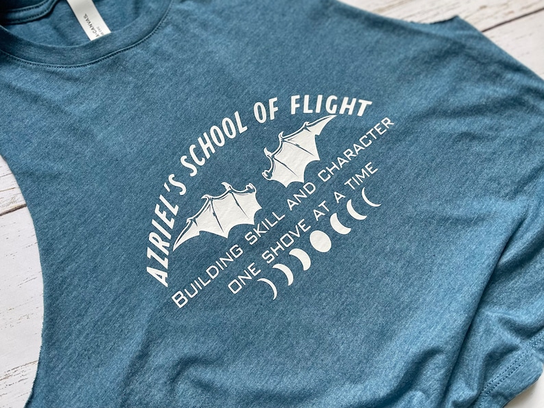 Licensed ACOTAR Azriel Workout Top, Azriel’s School of Flight, Illyrian ...