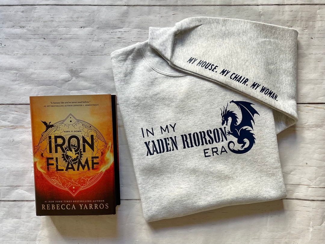 Xaden Riorson Sweathshirt, in My Xaden Riorson Era, Fourth Wing, Iron ...