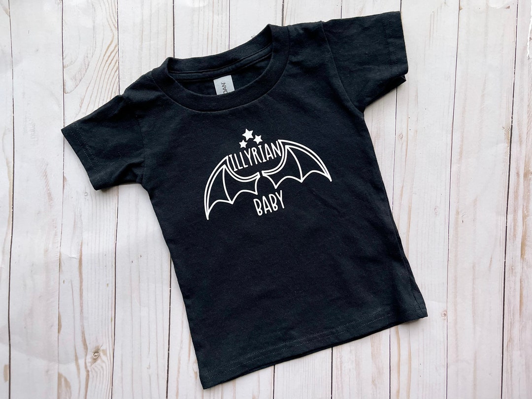 Licensed Illyrian Baby ACOTAR Kid’s Shirt, Night Court ACOTAR, ACOTAR ...