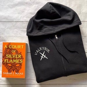 Licensed ACOTAR Valkyrie Sweatshirt, ACOSF Full Zip Jacket, Nothing Can ...