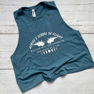 Licensed ACOTAR Azriel Workout Top, Azriel’s School of Flight, Illyrian ...