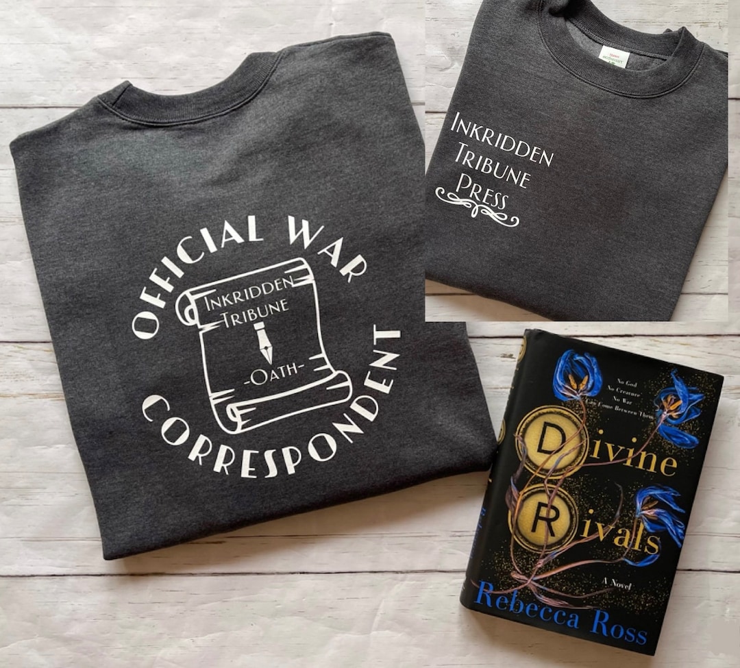 Divine Rivals Sweathsirt, Rebecca Ross Inspired Merch, Inkridden ...