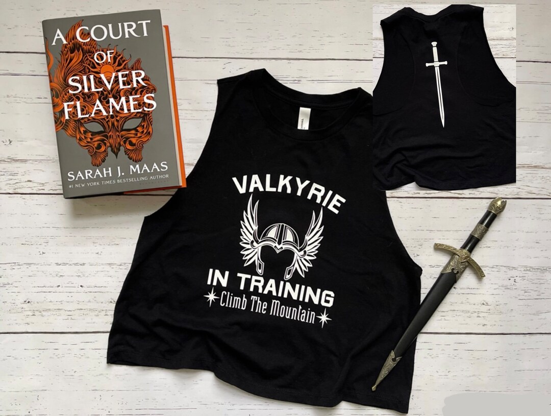 Licensed Valkyrie in Training Tank, Bookish Workout Shirt, ACOTAR Merch ...