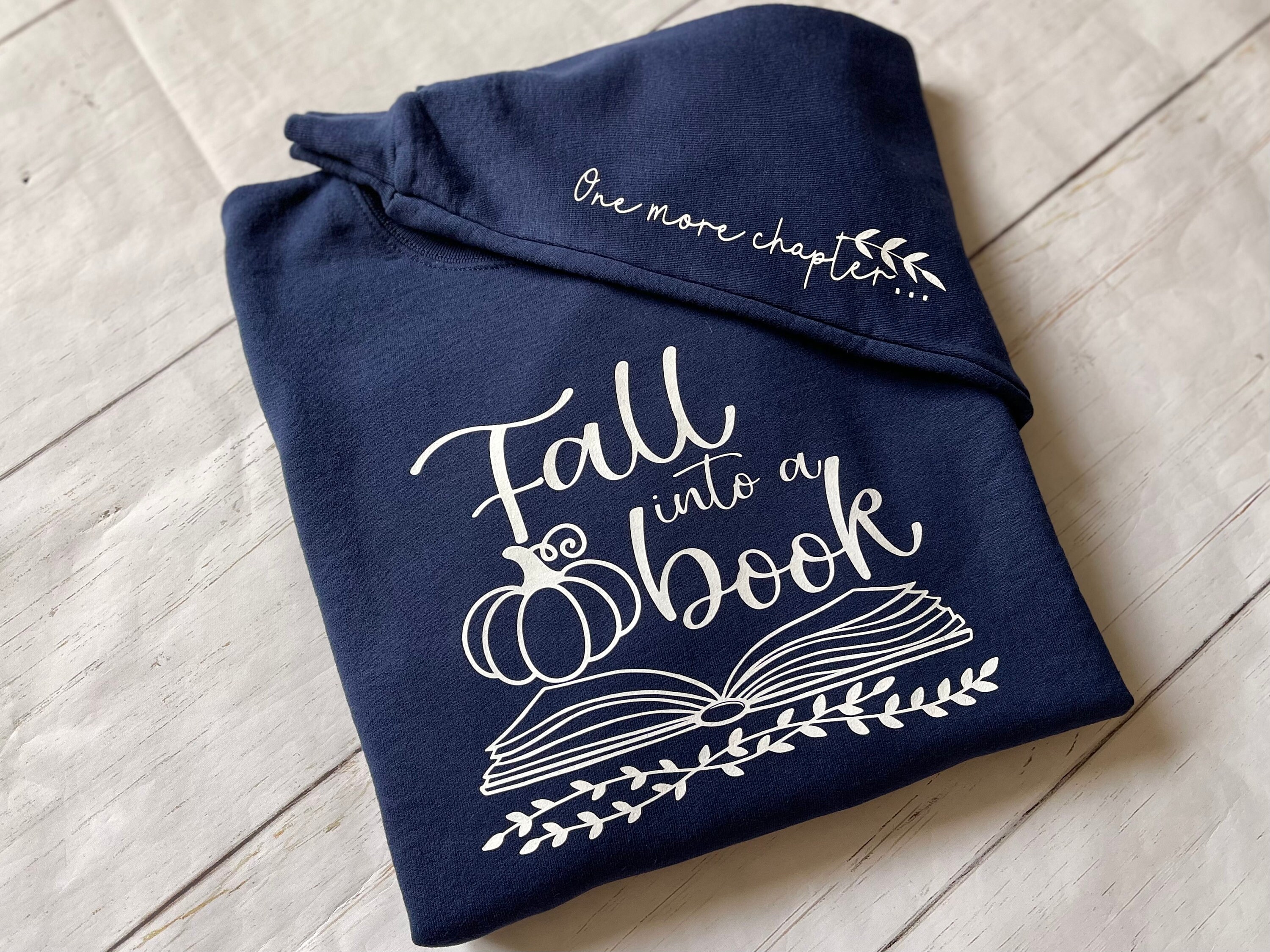 Fall Into A Book Crewneck, Fall Book Shirt, Autumn Bookish Merch, Gifts ...