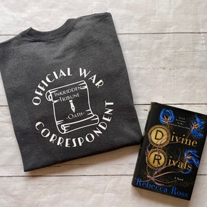 Divine Rivals Sweathsirt, Rebecca Ross Inspired Merch, Inkridden ...