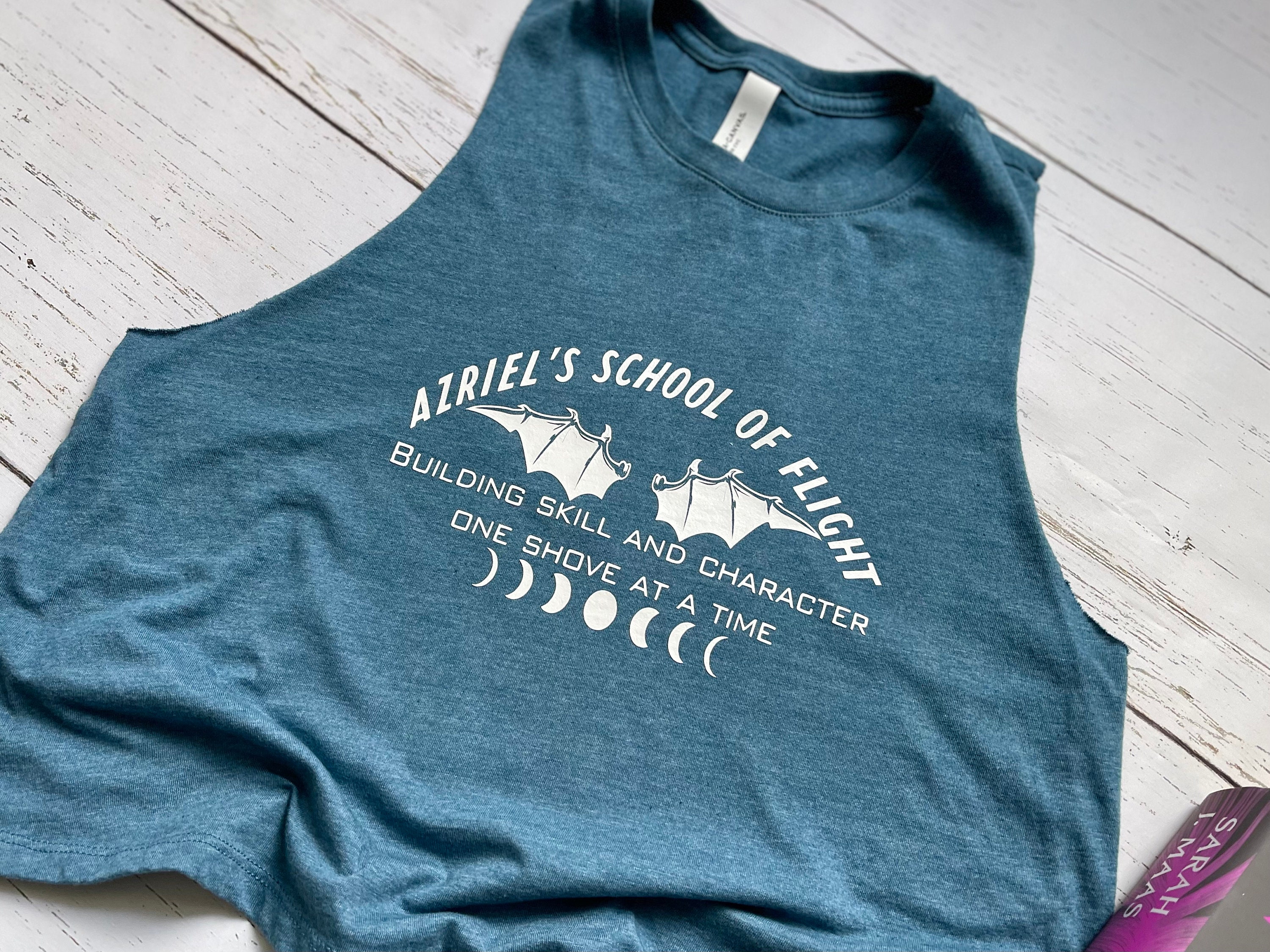 Licensed ACOTAR Azriel Workout Top, Azriel’s School of Flight, Illyrian ...