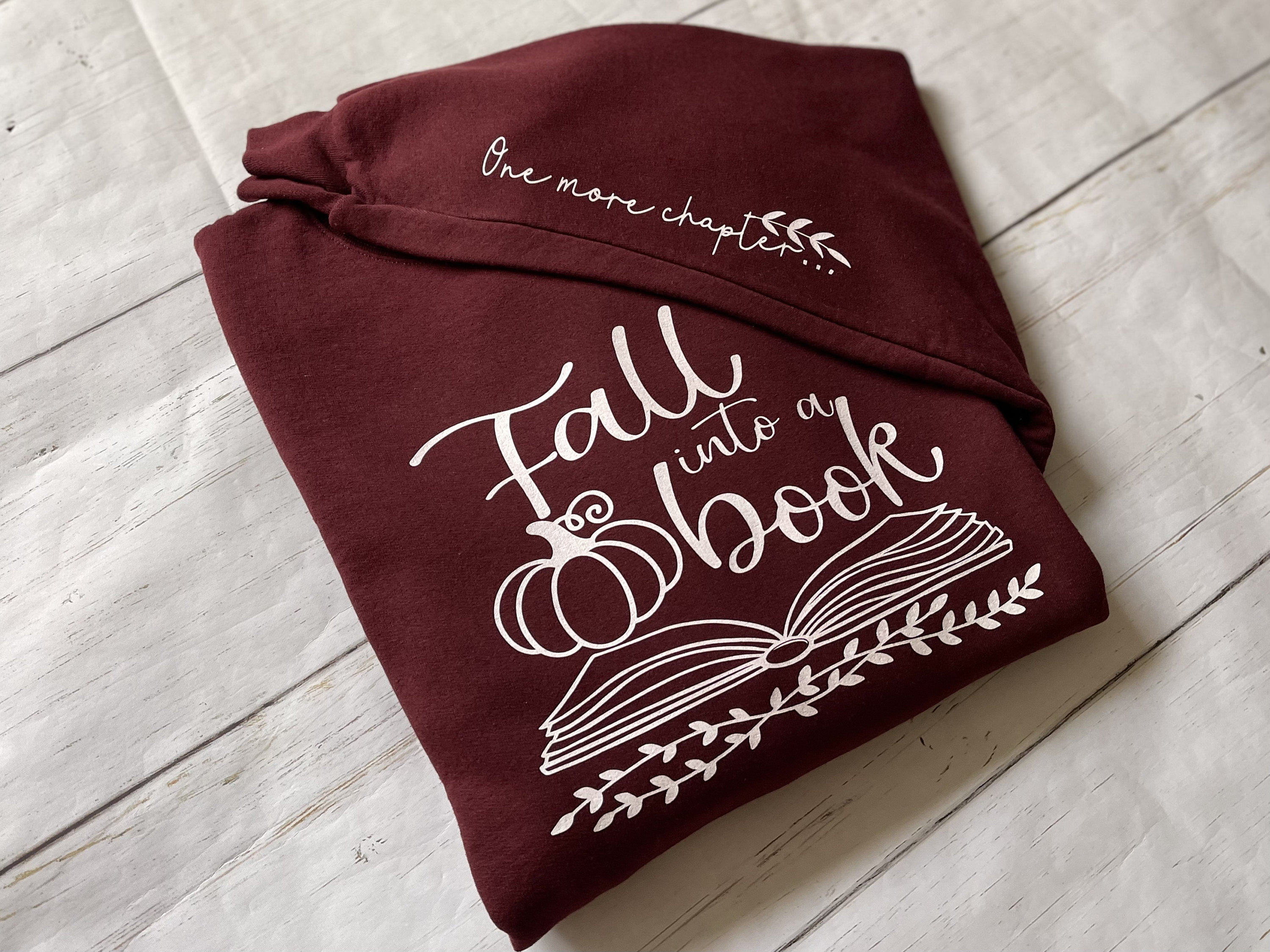 Fall Into A Book Crewneck, Fall Book Shirt, Autumn Bookish Merch, Gifts ...