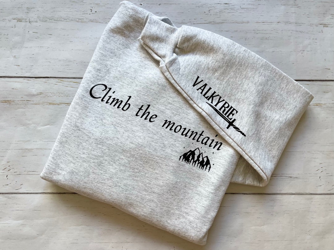 Licensed Climb the Mountain ACOTAR Sweatshirt, ACOTAR Shirt, Simple ...