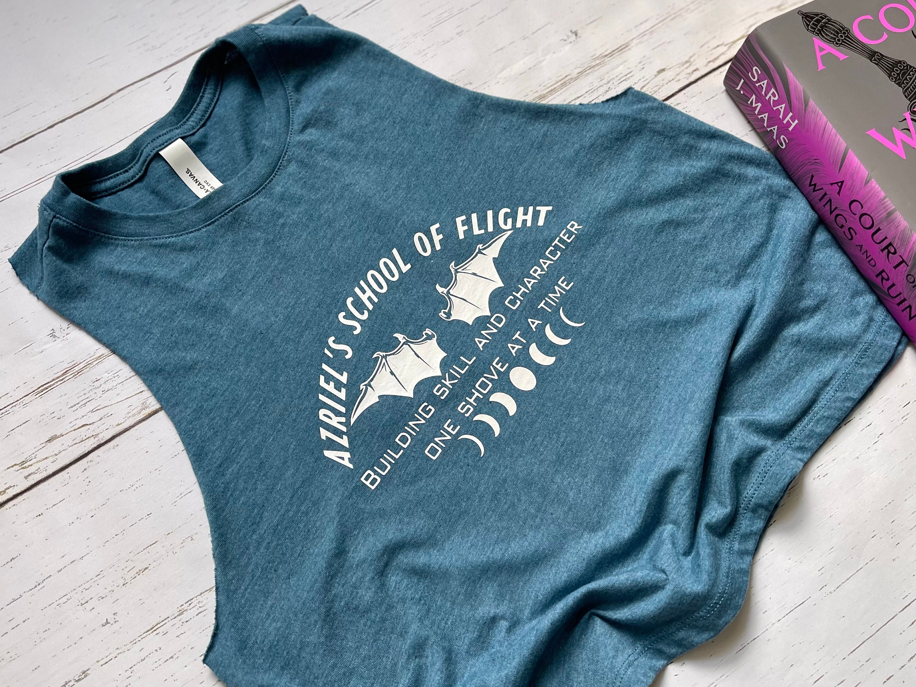 Licensed ACOTAR Azriel Workout Top, Azriel’s School of Flight, Illyrian ...
