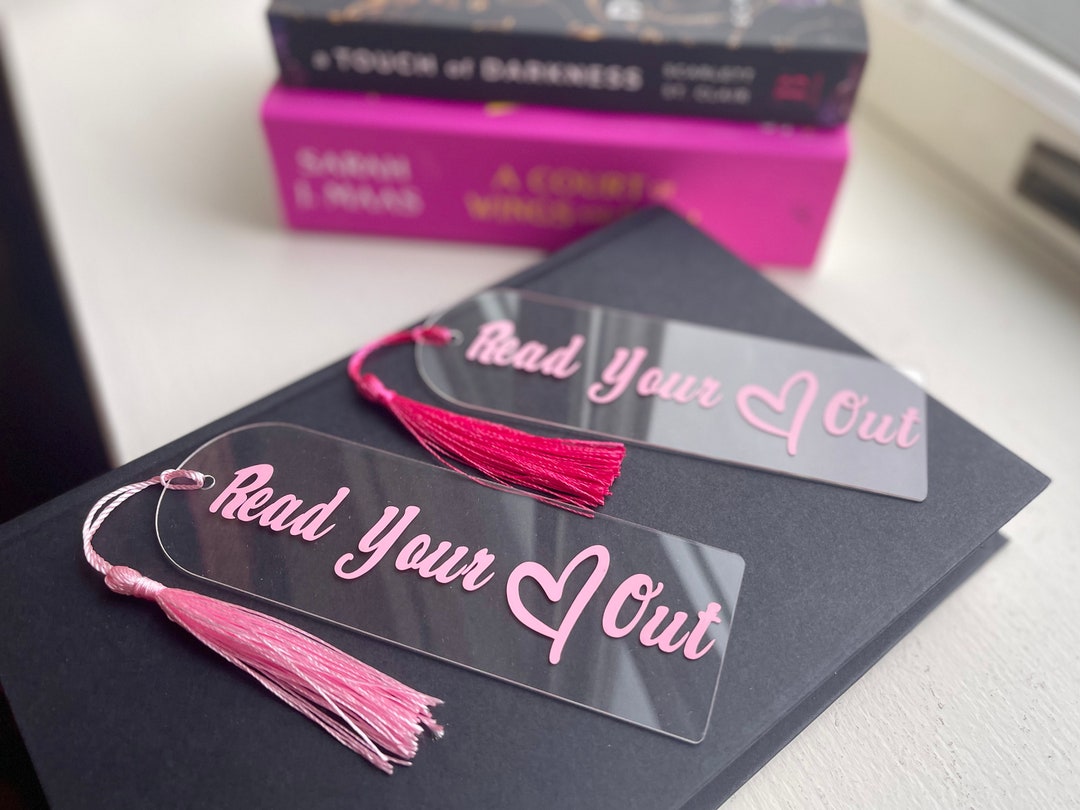 Valentines Day Bookmark, Read Your Heart Out, Gifts for Readers, Book ...