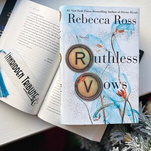 Divine Rivals Bookmark, Ruthless Vows Bookmark, Inkridden Tribune, Iris ...