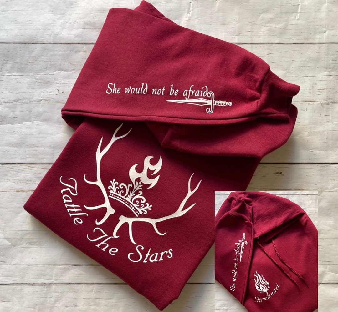 Licensed Throne of Glass Fireheart Sweatshirt, TOG SJM Inspired Merch ...