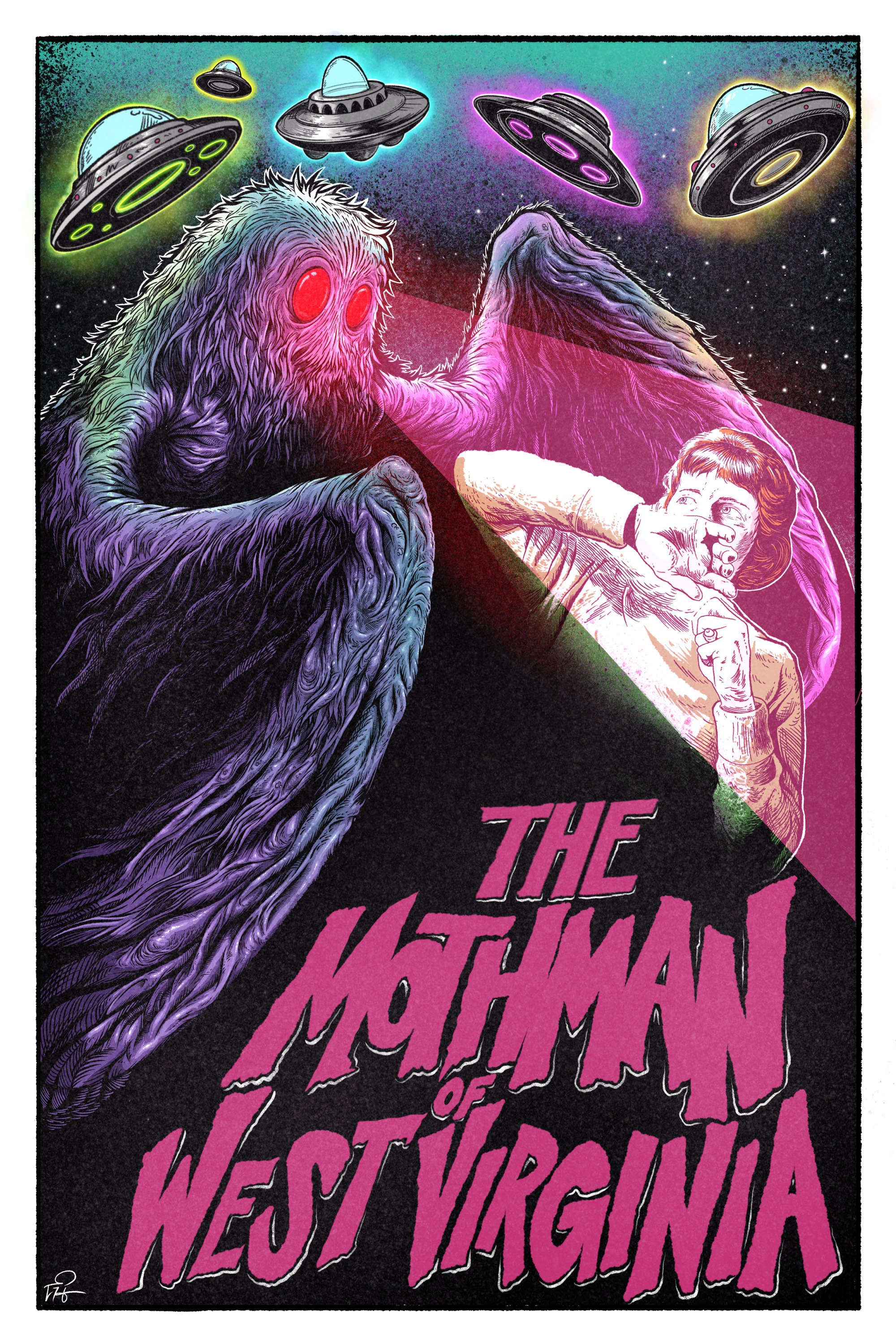 The Mothman of West Virginia Posters - Etsy Canada