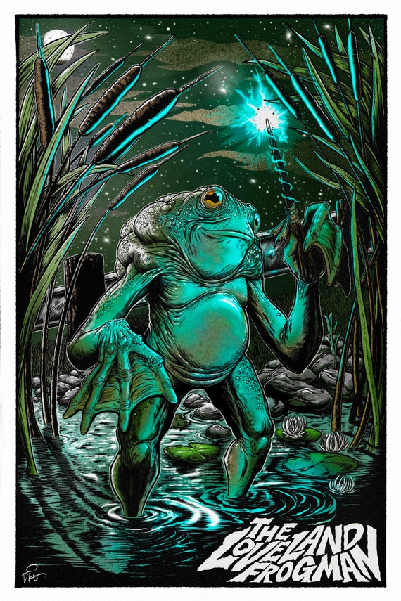 The Loveland Frogman Poster Print - Etsy