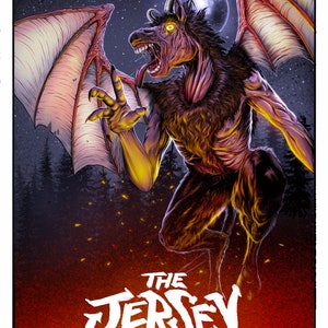 The Jersey Devil - 12x18 Poster Print - Etsy