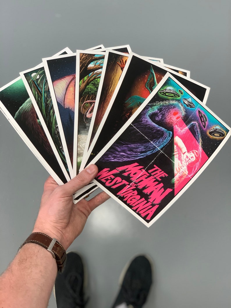 Mini Cryptid Poster Pack - Etsy