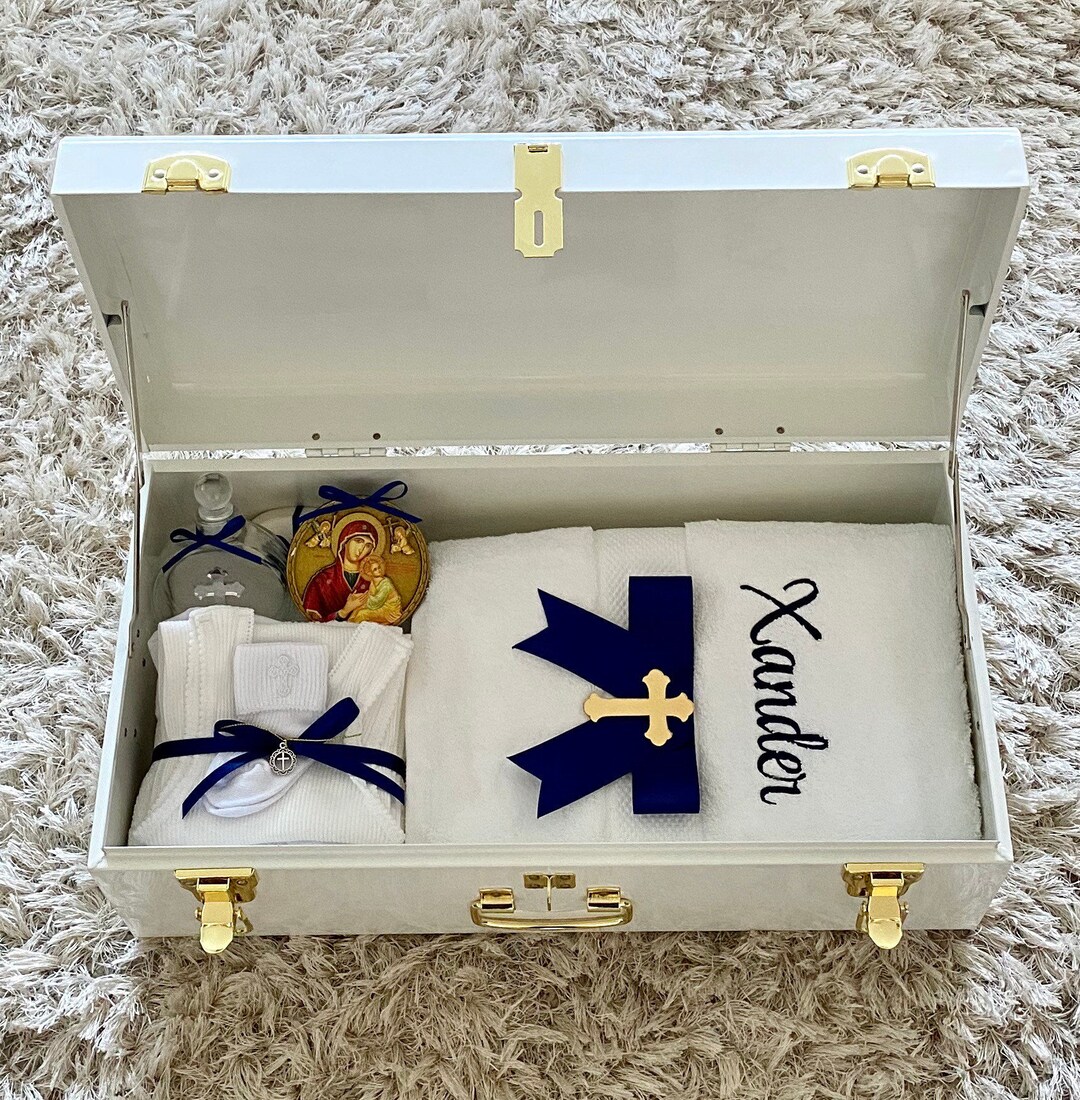 Orthodox Baptism - Christening - Trunk Storage Box - Etsy Australia