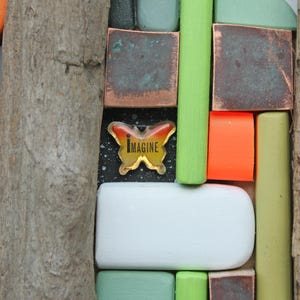 Elements | Beach House | Wall Sculpture | Wood Wall Art | Mixed Media ...