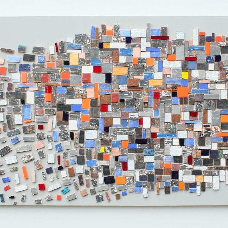 Wood Mosaic Wall Art - Etsy
