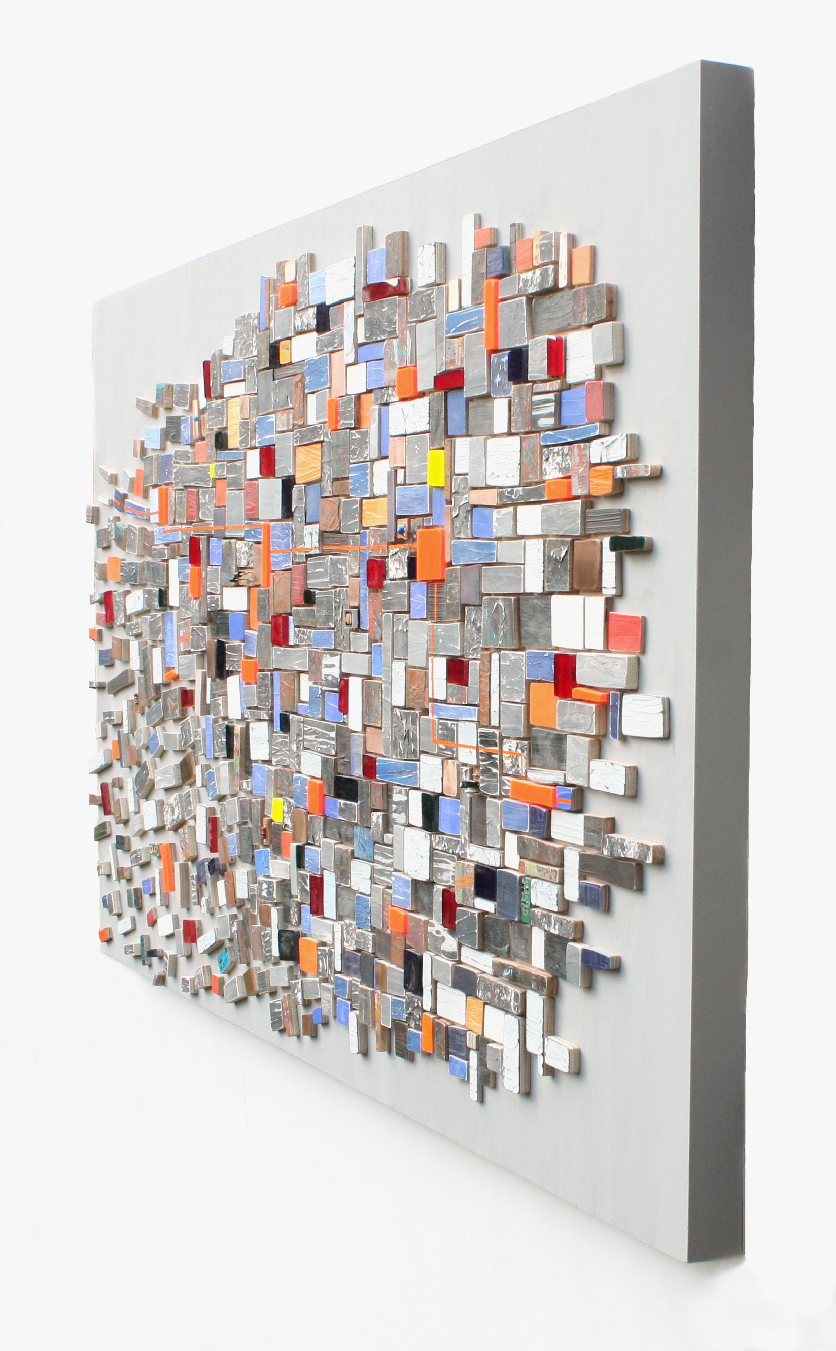 Mosaic Wall Art | Wood Wall Art | Mixed Media | Wall Sculpture ...